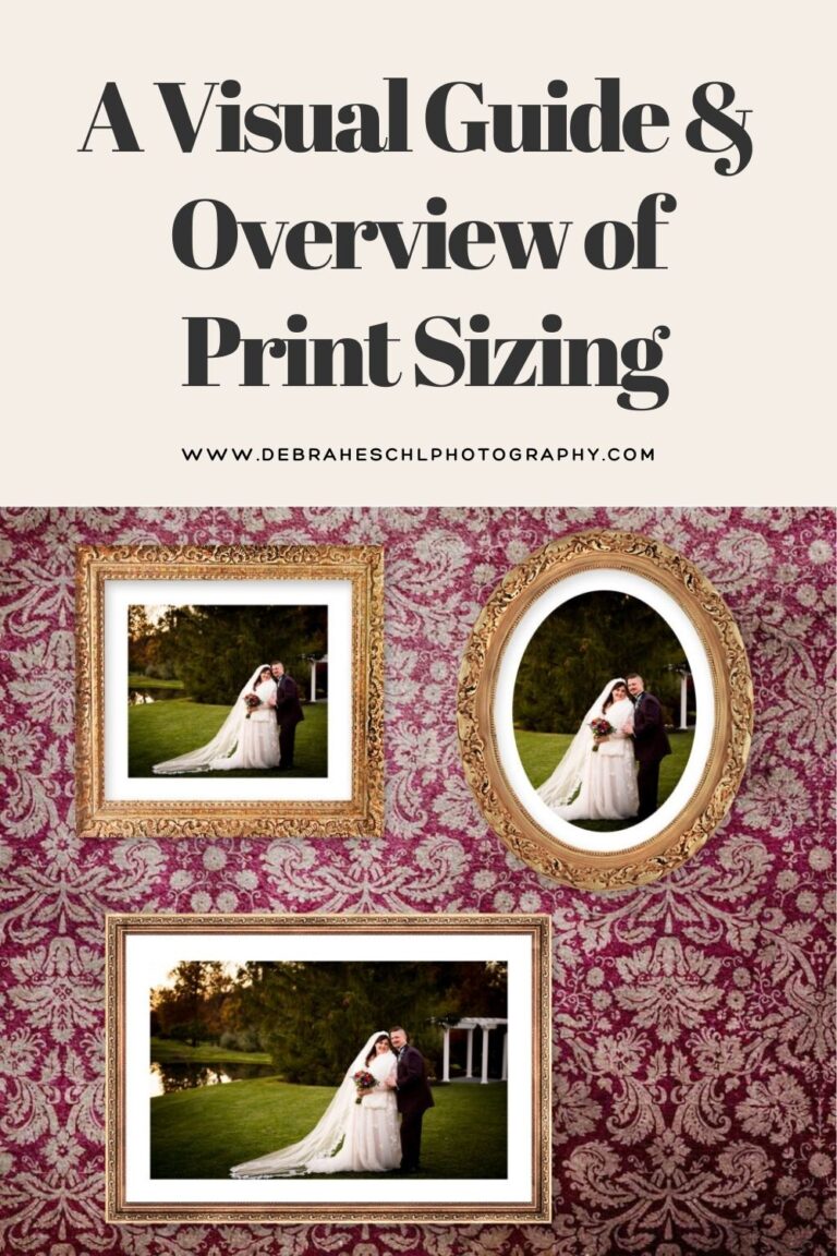 A Visual Guide & Overview of Print Sizing | Debra Heschl Photography